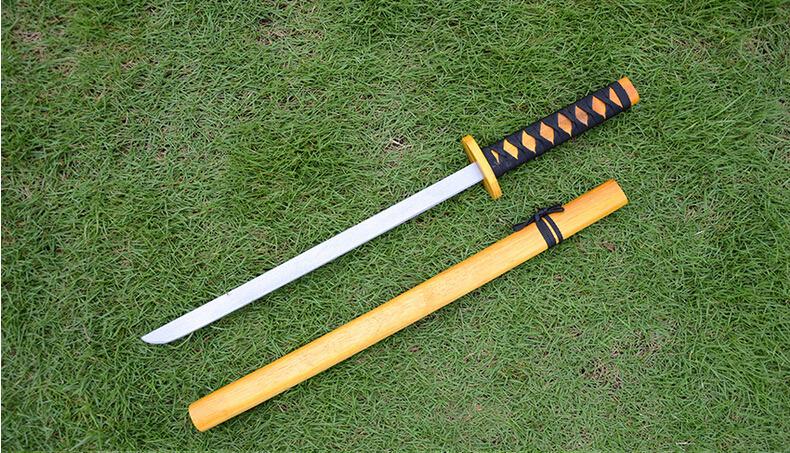 Wood Japan samurai sword wool sword singlestick mudao toy show props ...