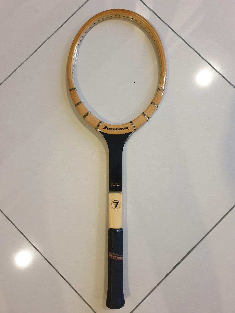 Wooden Tennis Racquet, Sports Equipment, Sports & Games, Racket & Ball ...