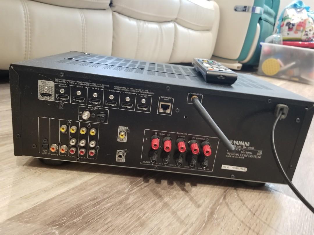 YAMAHA RX-V479 5.1 擴音機, 音響器材, Soundbar、揚聲器、藍牙喇叭、耳擴 - Carousell