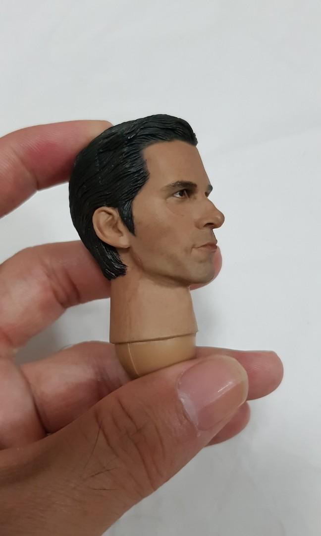 1/6 scale Headplay Dark Knight Christian Bale head sculpt, Hobbies ...