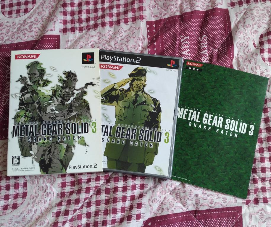 日版 PS2 - Metal Gear Solid 復刻合集 ( 雙光碟 收錄 MGS 3 及 經典 METAL GEAR 1 & 2 復刻版 ...