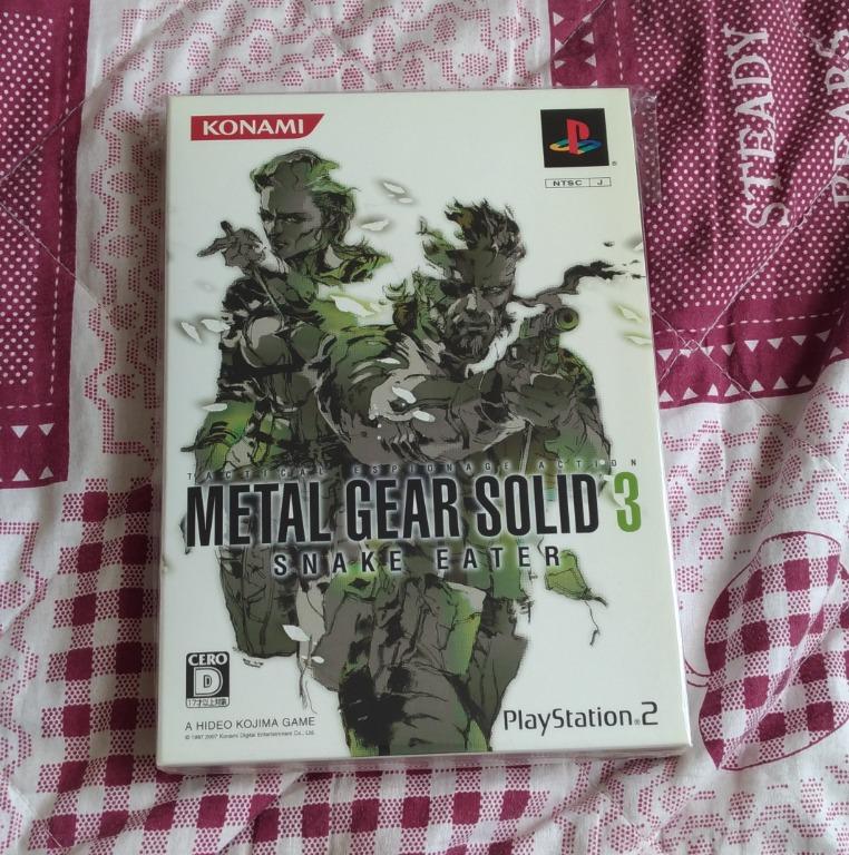 日版 PS2 - Metal Gear Solid 復刻合集 ( 雙光碟 收錄 MGS 3 及 經典 METAL GEAR 1 & 2 復刻版 ...