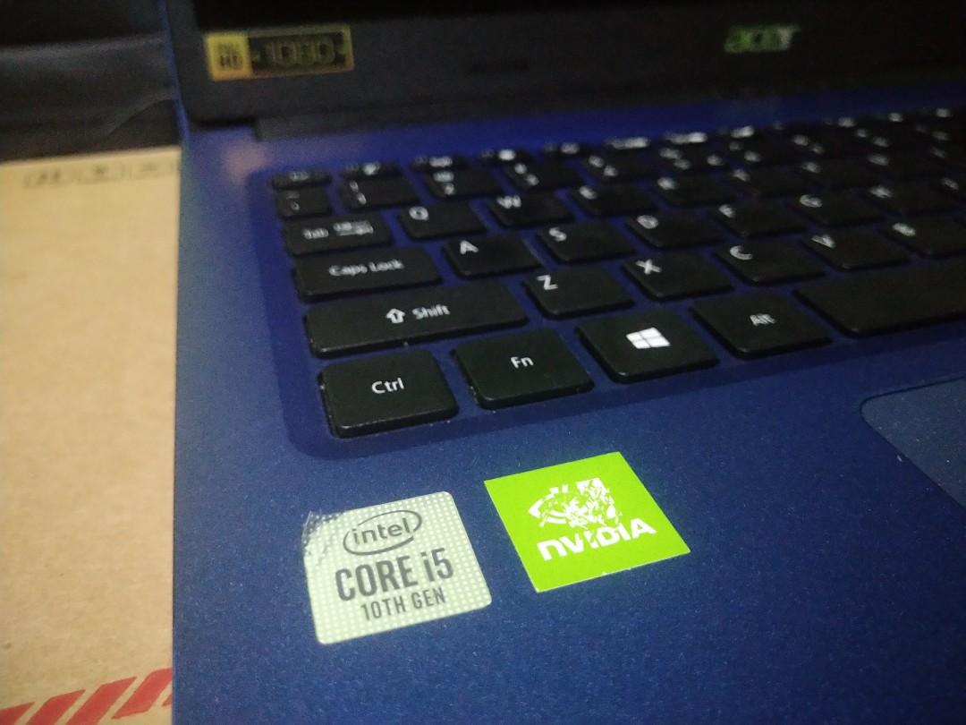 Acer Core i5 10th Gen 4gb Ram 256gb ssd + 1tb hdd Nvidia mx230 Laptop ...