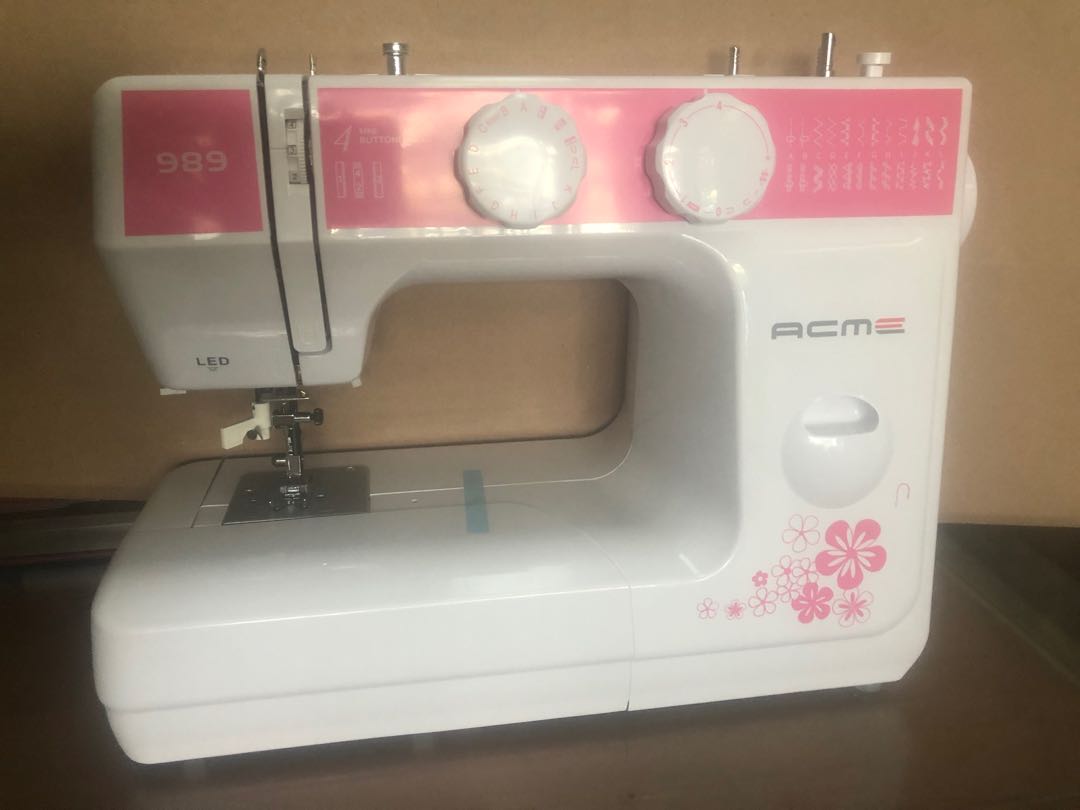 ACME MULTIFUNCTION SELF-THREADING JAPAN PORTABLE SEWING MACHINE MODEL ...