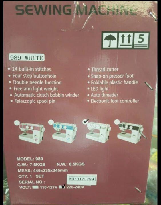 ACME MULTIFUNCTION SELF-THREADING JAPAN PORTABLE SEWING MACHINE MODEL ...