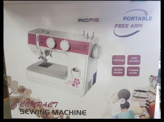 ACME MULTIFUNCTION SELF-THREADING JAPAN PORTABLE SEWING MACHINE MODEL ...