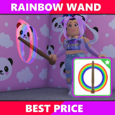 ADOPT ME LIMITED RAINBOW WANd, Hobbies & Toys, Toys & Games on Carousell