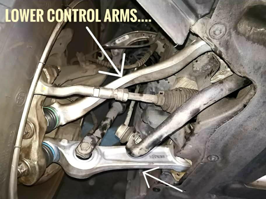 BMW F01/F07/F10 : Front original full set control arms replacement, Car ...