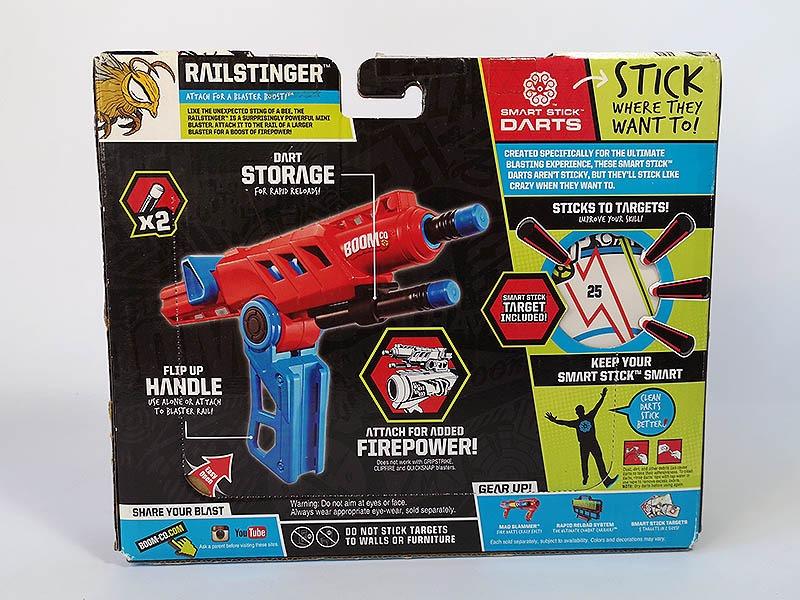 BOOMco. RailStinger Blaster Plus Dart Pack, Hobbies & Toys, Toys ...