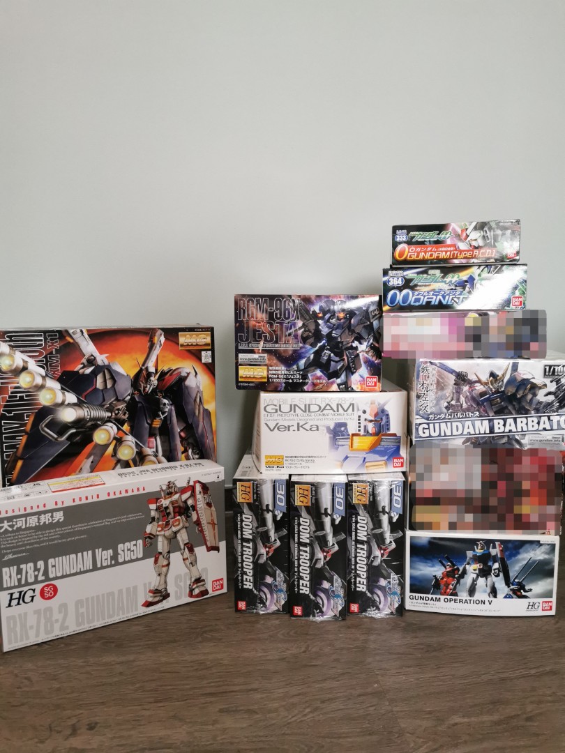 Brand new gunpla figurines, Hobbies & Toys, Toys & Games on Carousell