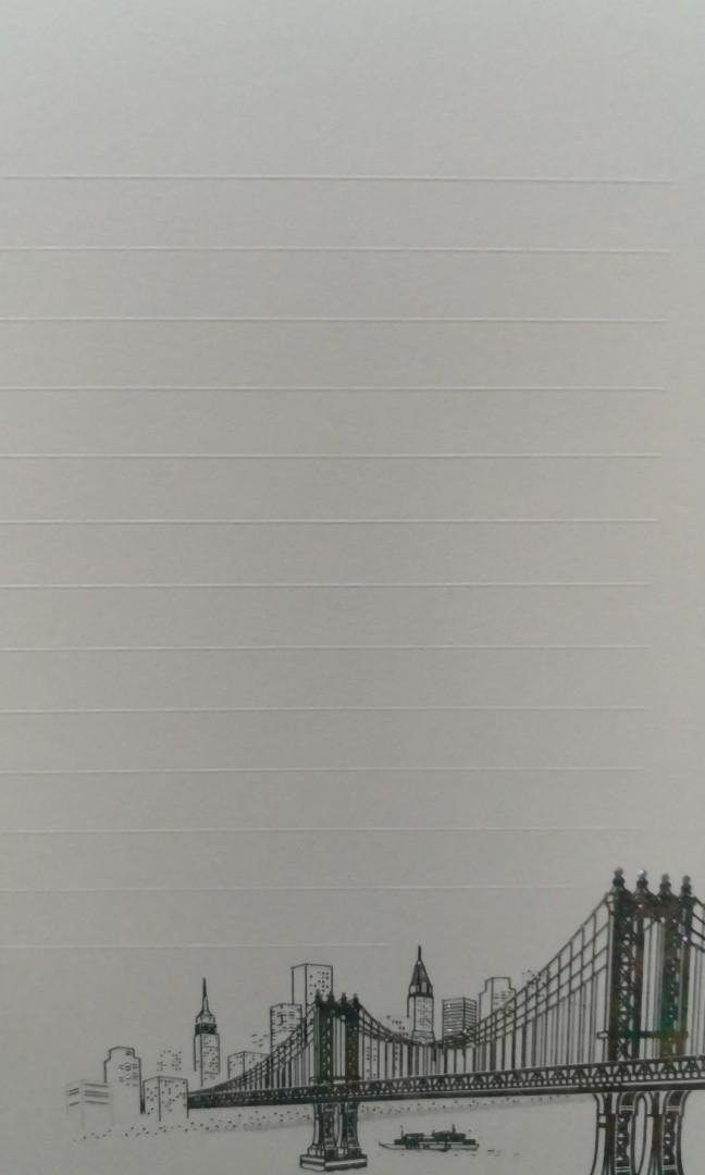 Bridge letter pad, Hobbies & Toys, Stationery & Craft, Craft Supplies ...