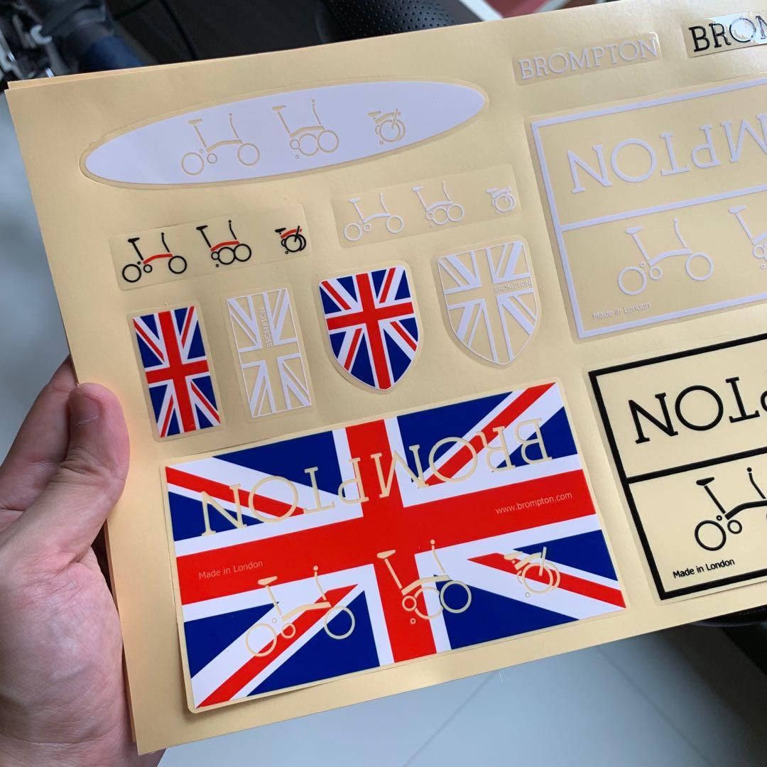 Brompton Decal / Sticker, Sports Equipment, Bicycles & Parts, Bicycles ...