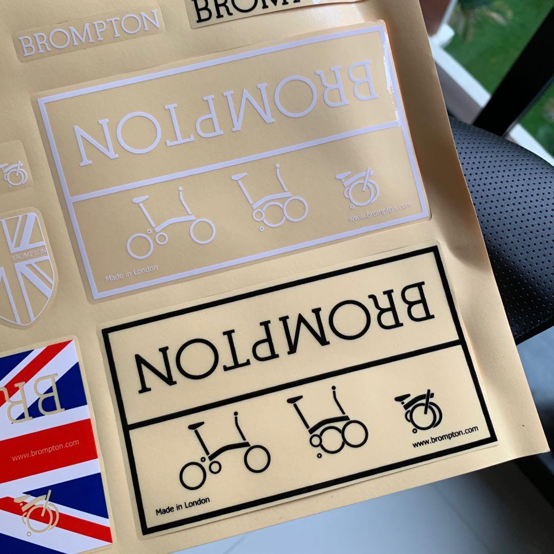 Brompton Decal / Sticker, Sports Equipment, Bicycles & Parts, Bicycles on Carousell