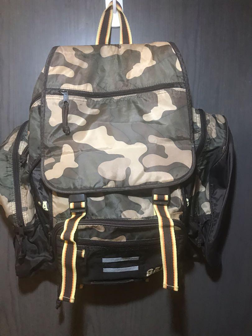 camou backpack, Men's Fashion, Bags, Backpacks on Carousell