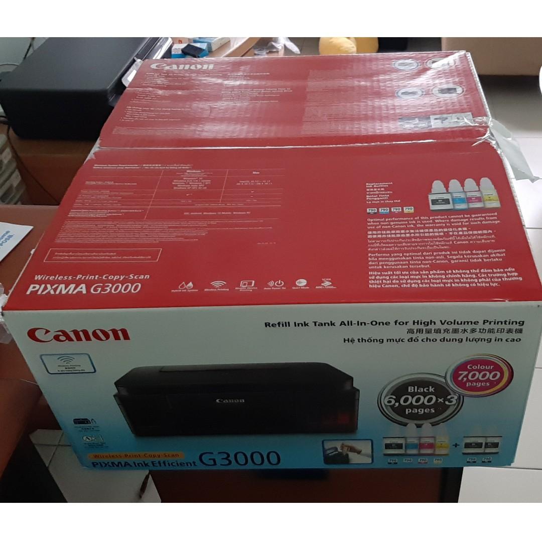 Canon Pixma G3000, Computers & Tech, Printers, Scanners & Copiers on ...