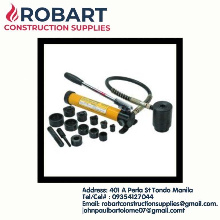 Conduit Pipe Knock-out Punch Hydraulic, Commercial & Industrial ...