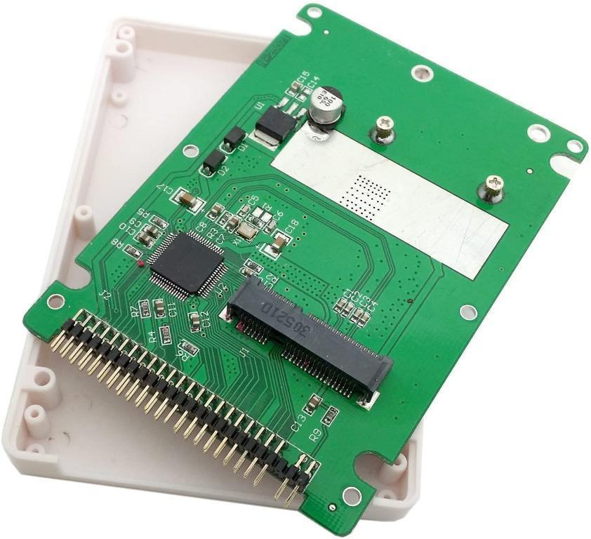 CY mSATA Mini PCI-E SATA SSD to 2.5 Inch IDE 44pin Notebook Laptop Hard ...