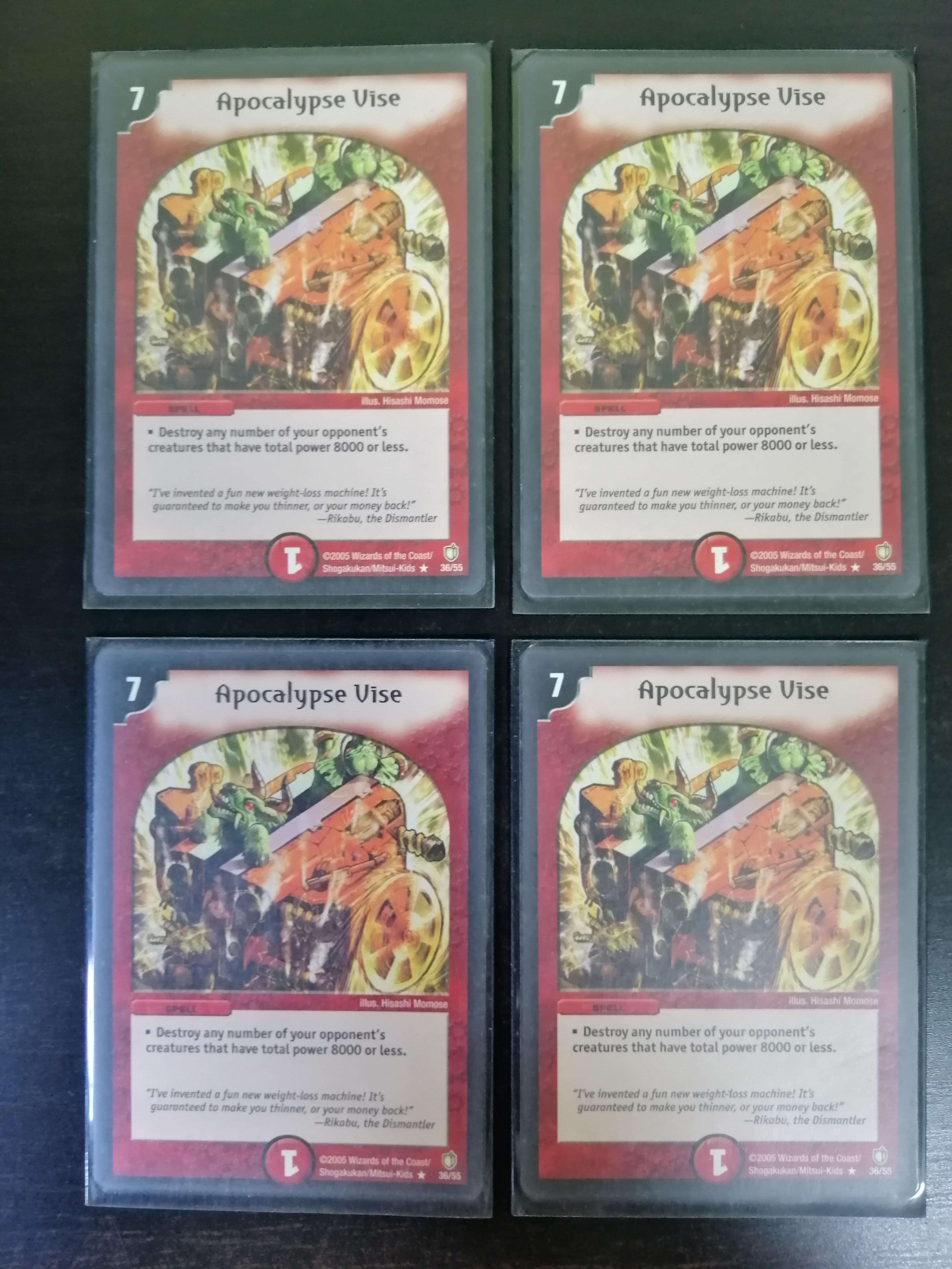 Duel Masters Apocalypse Vise, Toys & Games, Board Games & Cards on ...