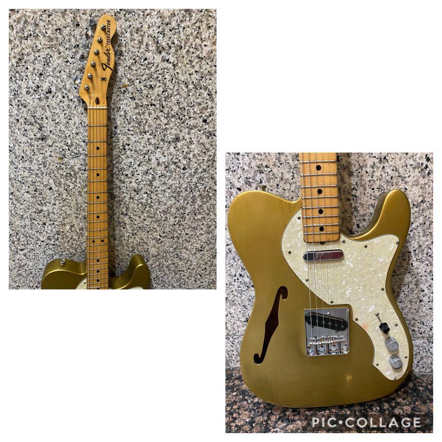 Fender 1969 Shoreline Gold Thinline Telecaster,Rare!, Hobbies & Toys ...
