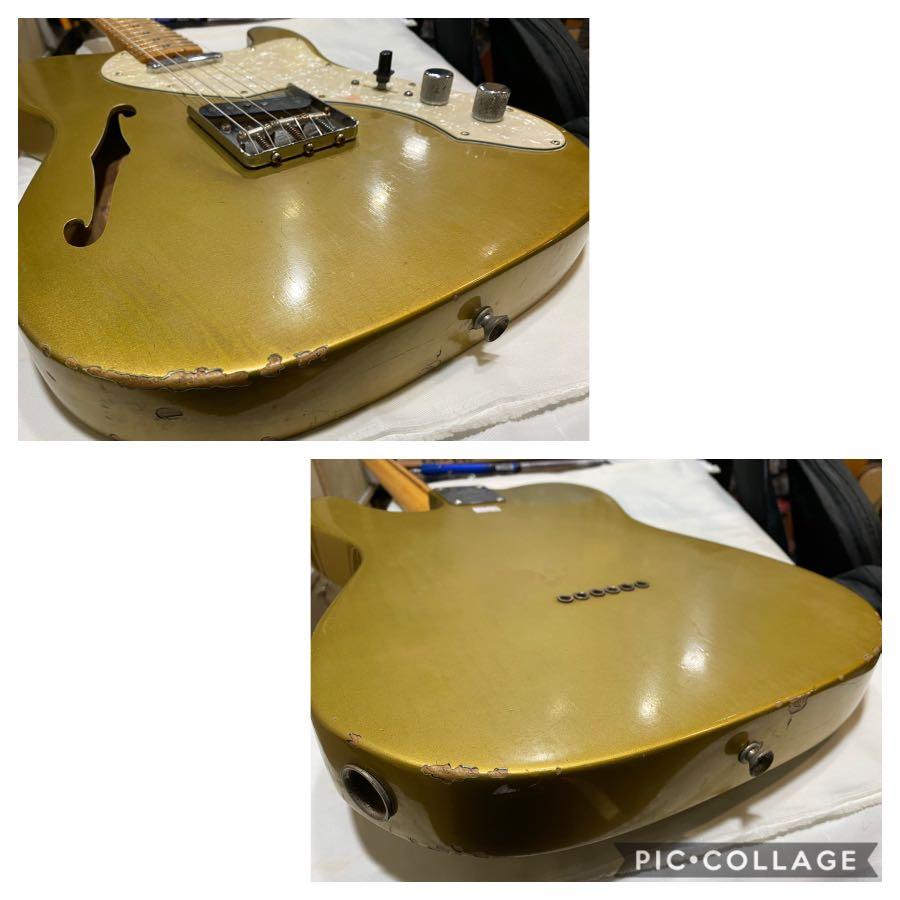 Fender 1969 Shoreline Gold Thinline Telecaster,Rare!, Hobbies & Toys ...