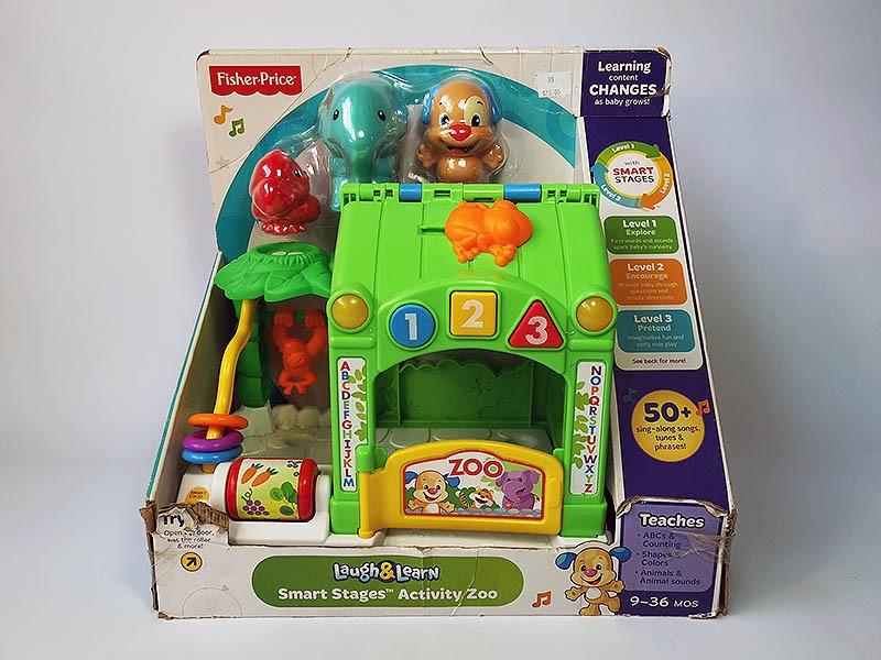 Fisher-Price - Smart Stages Activity Zoo (Damage Box), Babies & Kids ...