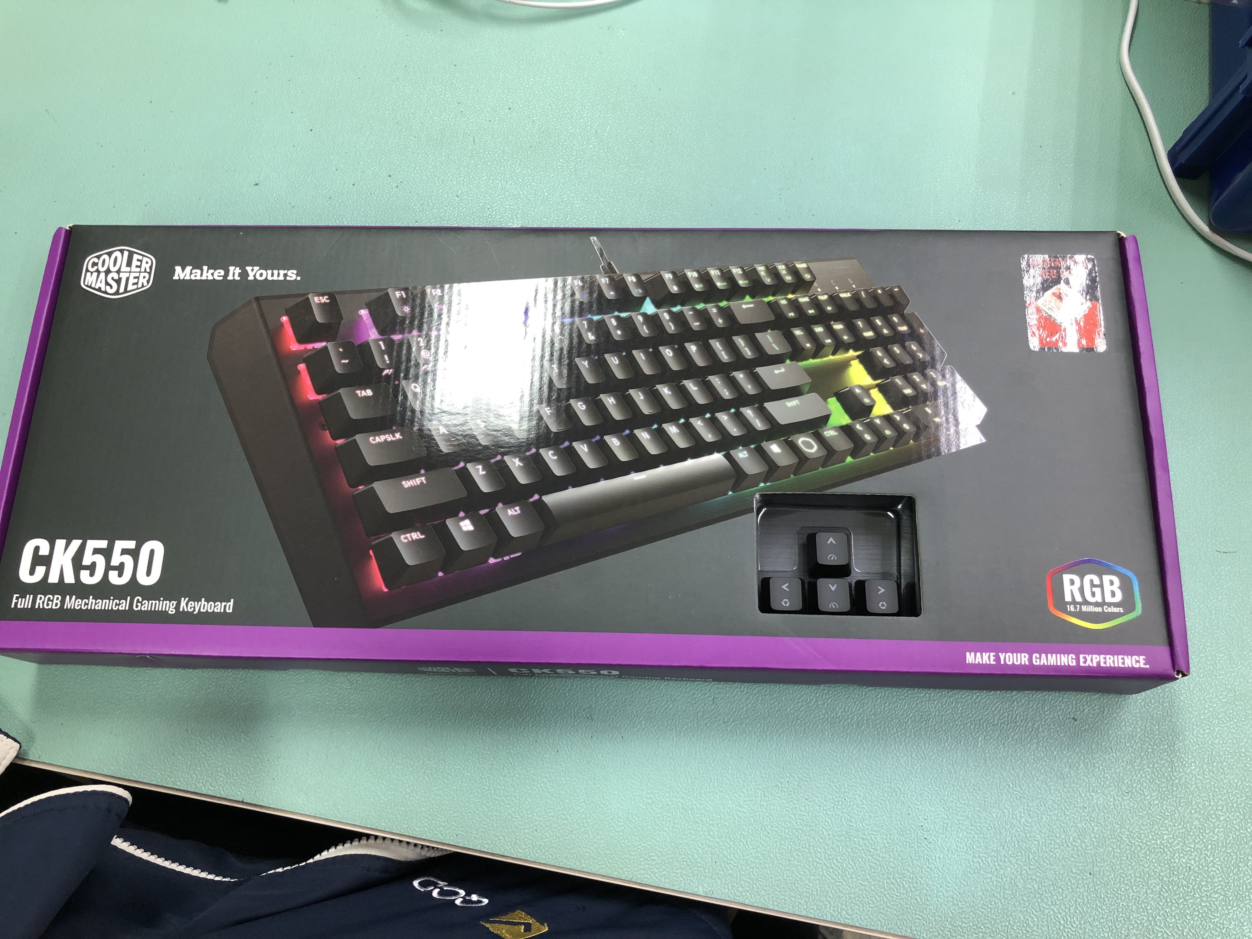 Gaming Keyboard CK550 cooler master, Computers & Tech, Parts ...