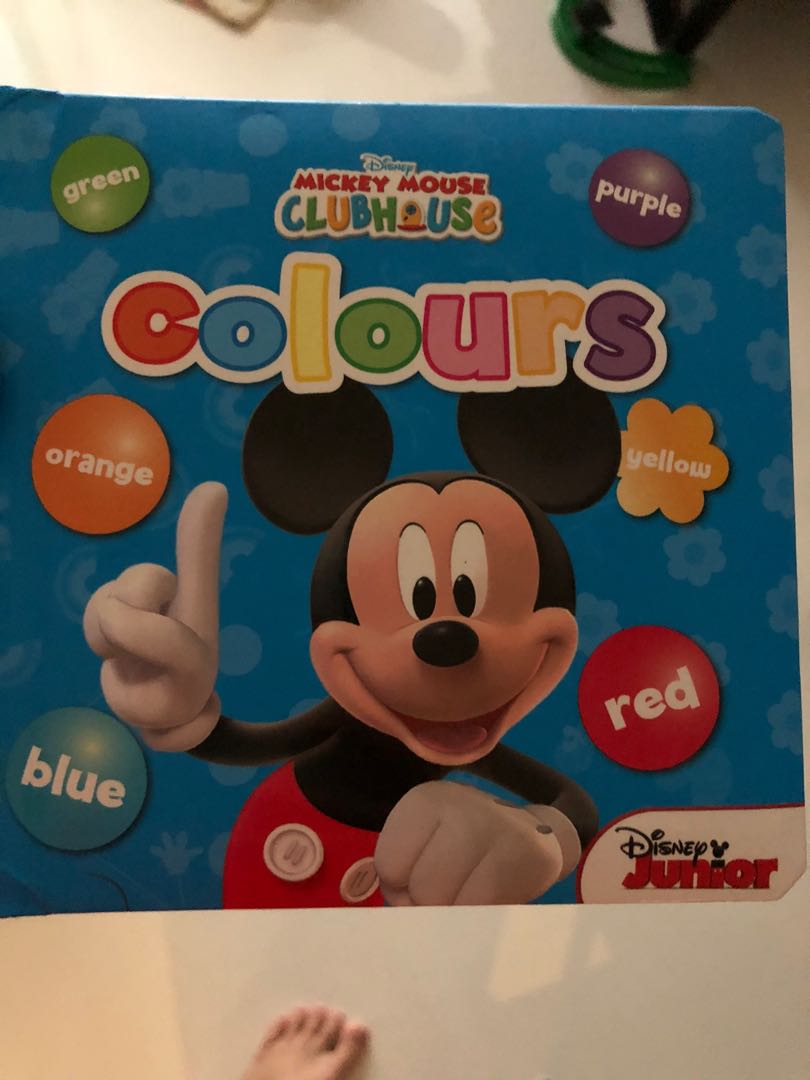 Hard cover Mickey Mouse colour book, Hobbies & Toys, Books & Magazines ...