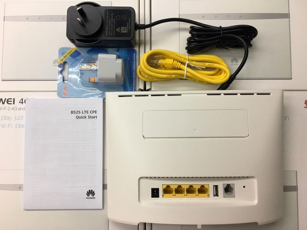 Huawei B525s-65a (FREE MOD) UNLOCKED 4G+ LTE-A Wireless Gateway Modem ...