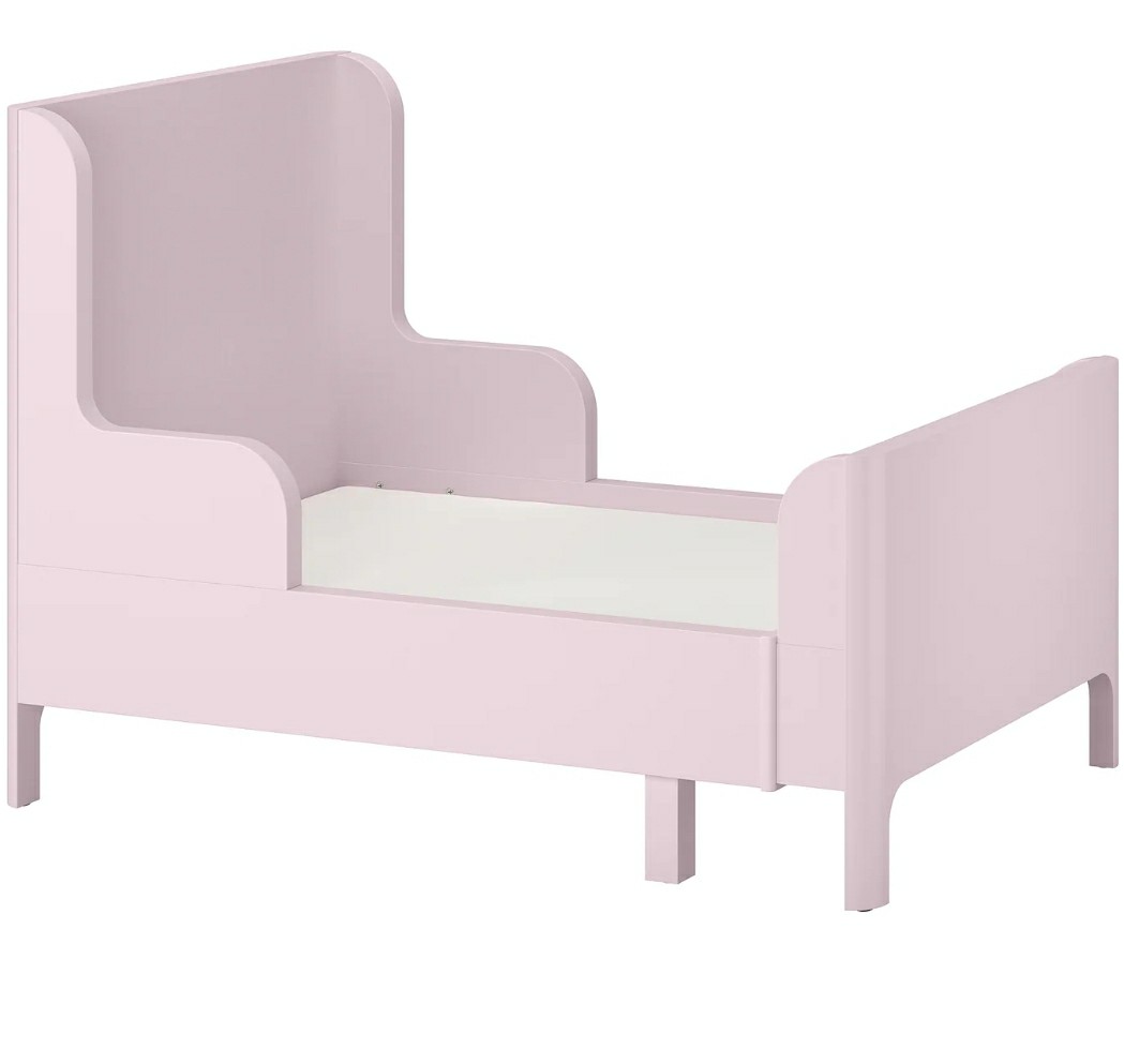 IKEA BUSUNGE Children Bed in Pink, Furniture, Beds & Mattresses on ...