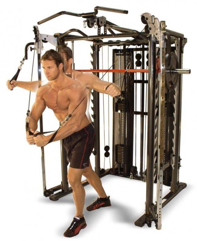 Inspire SCS Squat Rack Free Weight Cable Machine Smith Machine, Sports ...