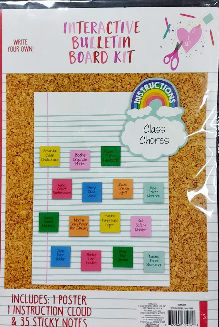 Interactive Bulletin Board Kit, Hobbies & Toys, Stationary & Craft ...