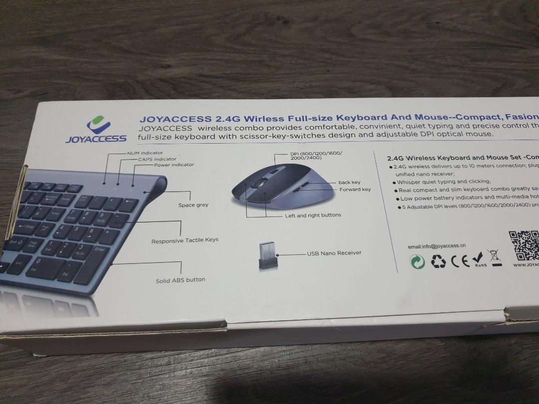 JOYACCESS KEYBOARD AND MOUSE COMBO, Electronics, Others on Carousell