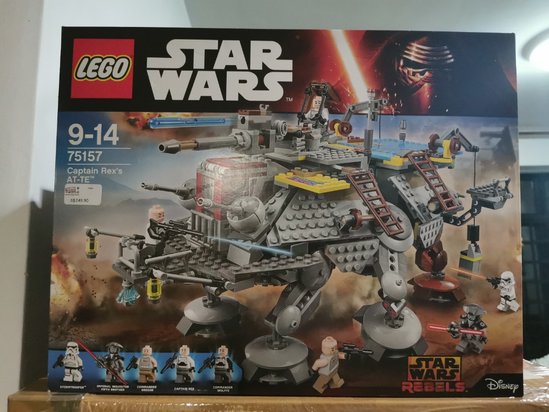 Lego 75157 Star Wars Captain Rex's AT-TE, Hobbies & Toys, Toys & Games ...
