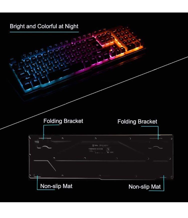 LexonTech delog 2.4G Rechargeable Wireless Keyboard and Mouse Set,MK500 ...