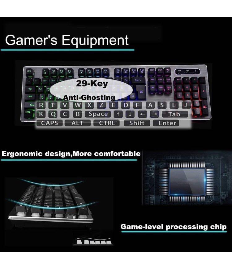 LexonTech delog 2.4G Rechargeable Wireless Keyboard and Mouse Set,MK500 ...