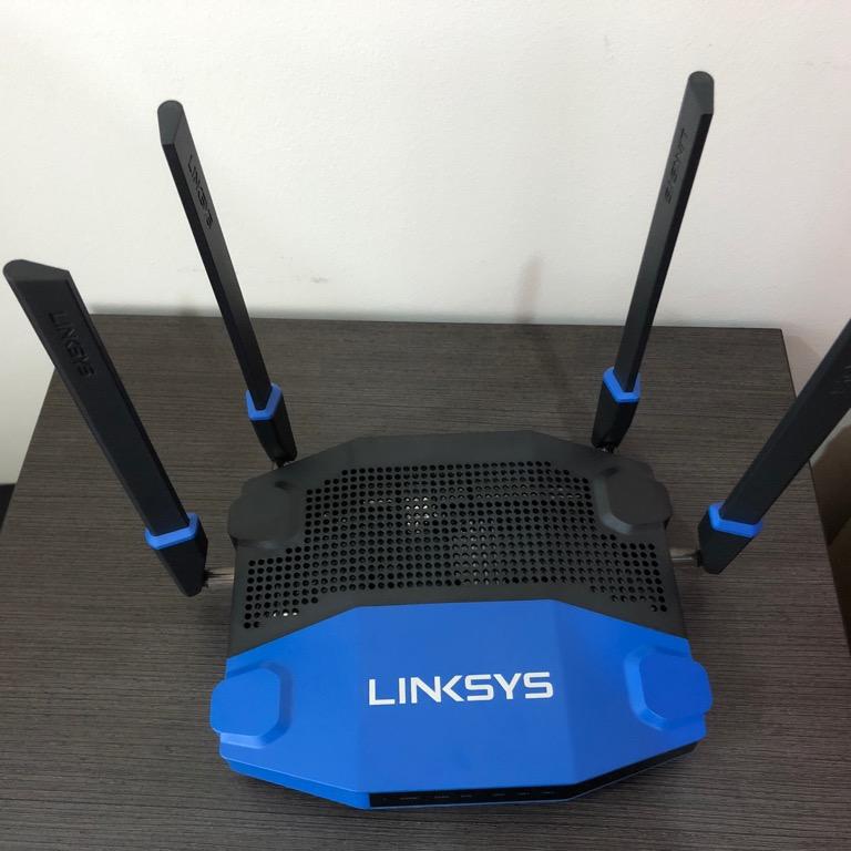 Linksys WRT1900AC AC1900 Dual-Band Wi-Fi Router + High Gain Antennas ...