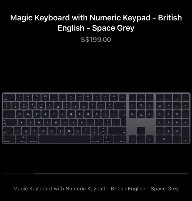 Magic Keyboard With Numeric Grey Computers And Tech Parts And Accessories Computer Keyboard On