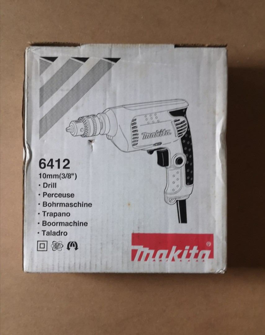 Makita Electric Drill 6412, Furniture & Home Living, Home Improvement ...