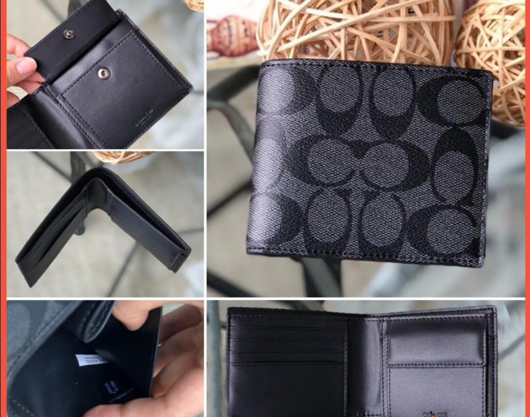 Men's Coach Wallet, Luxury, Bags & Wallets on Carousell
