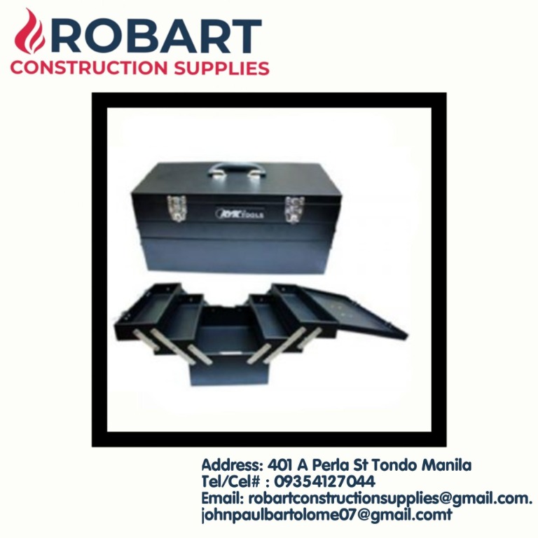 Metal Tool Box 3-Layer, Commercial & Industrial, Construction Tools ...