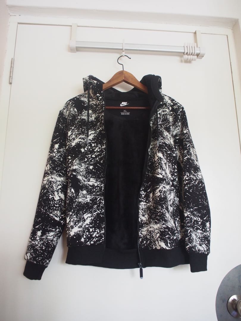 Nike splash paint jacket, Women's Fashion, Coats, Jackets and Outerwear ...