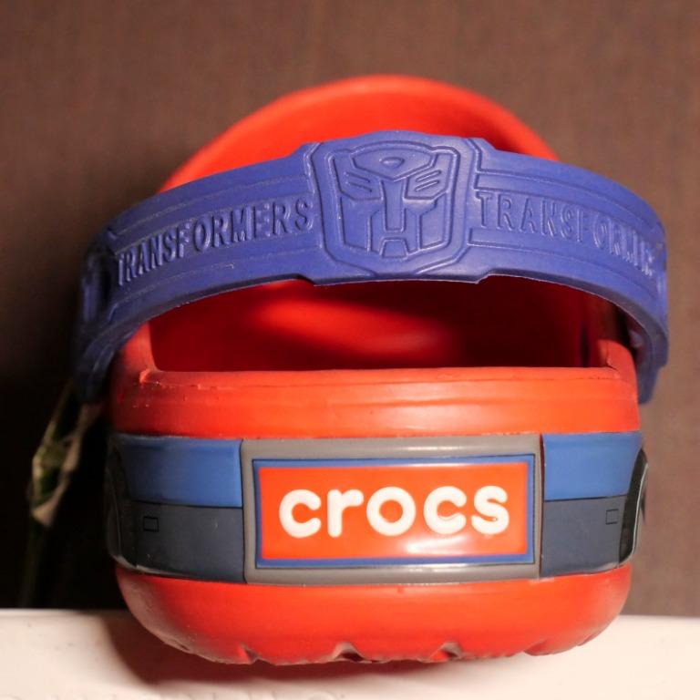 Original Crocs Boys Transformers Optimus Prime Clog size J3, Babies ...