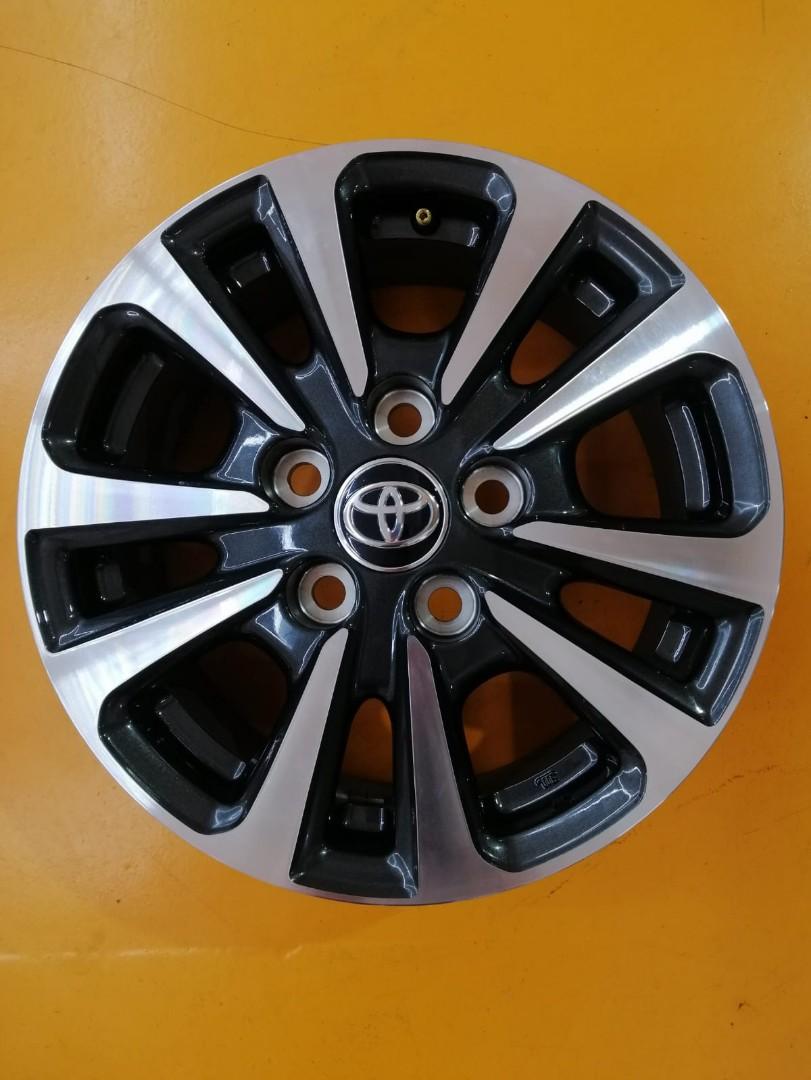 Original Toyota 15" rims, Car Accessories, Tyres & Rims on Carousell