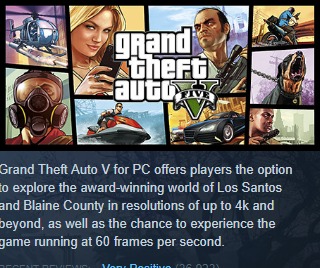 (PC, Rockstar Code) Grand Theft Auto 5 (GTA V), Video Gaming, Video ...