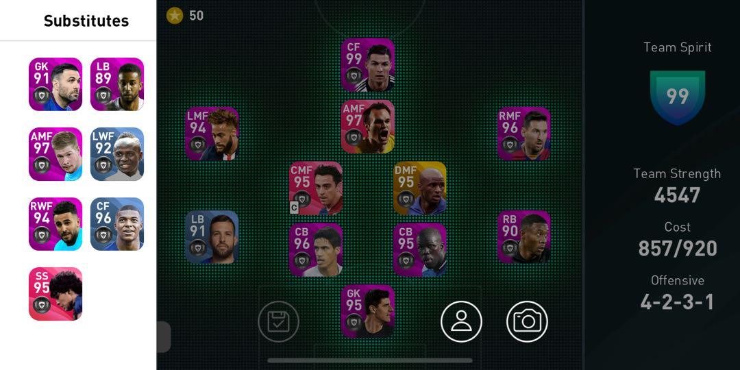 PES Mobile account IOS, Video Gaming, Gaming Accessories, Game Gift ...