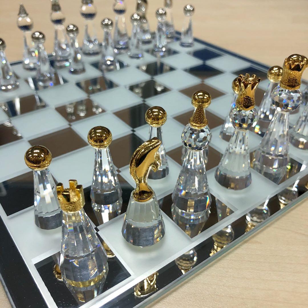 Preciosa Bohemian Crystal Chess Set, Women's Fashion, Jewelry ...