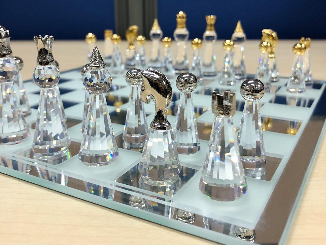 Preciosa Bohemian Crystal Chess Set, Women's Fashion, Jewelry ...