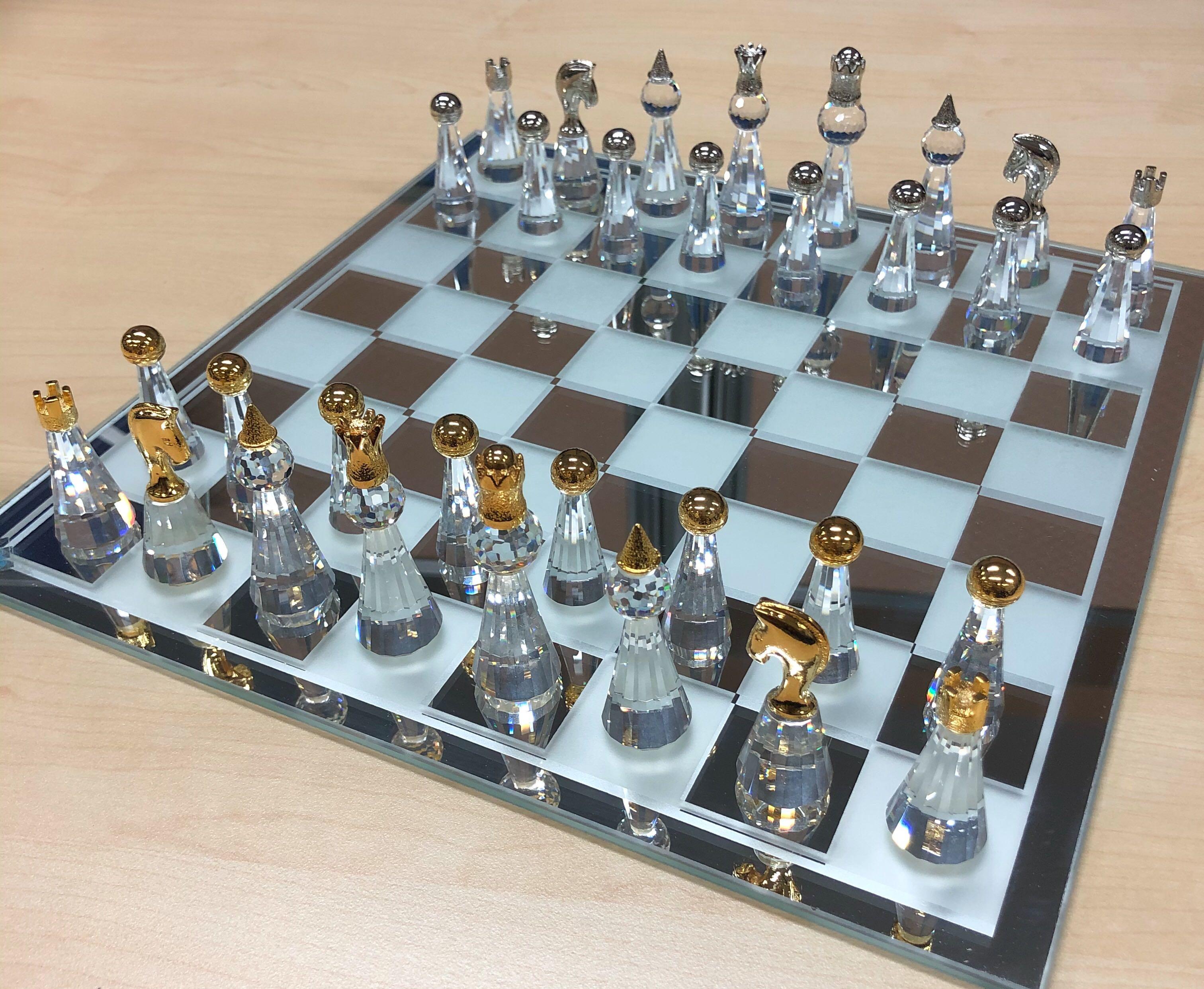 Preciosa Bohemian Crystal Chess Set, Women's Fashion, Jewelry ...