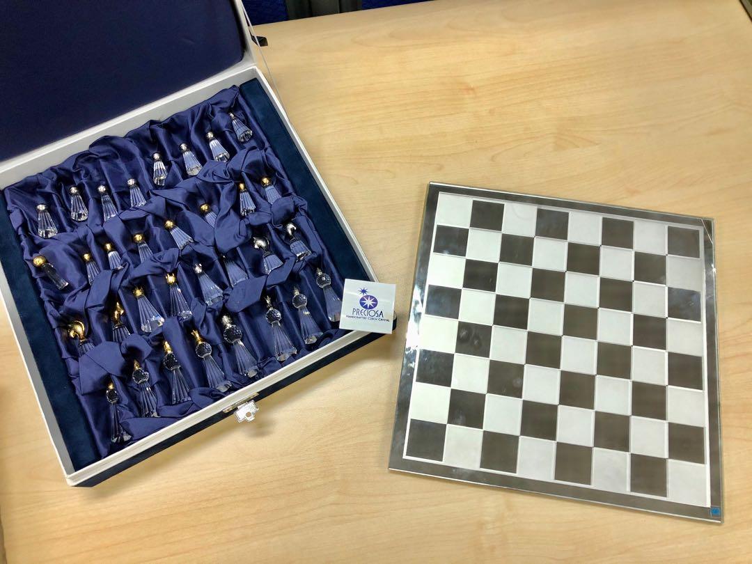 Preciosa Bohemian Crystal Chess Set, Women's Fashion, Jewelry ...
