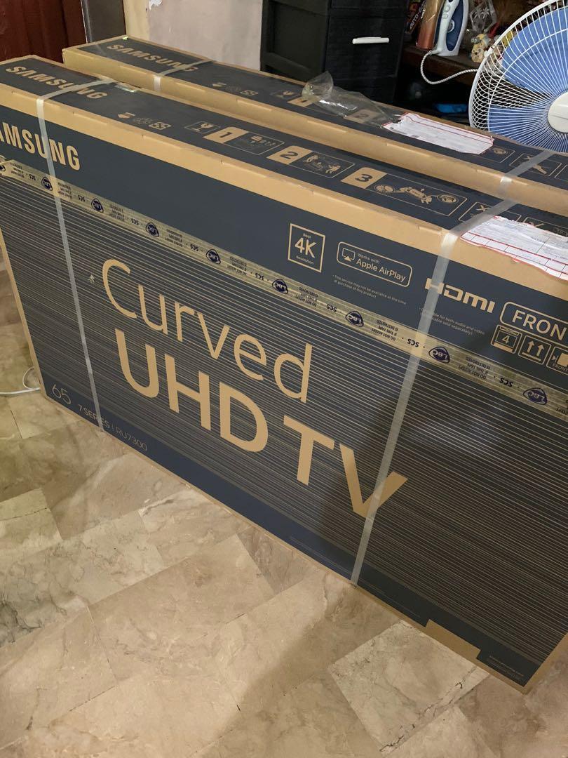 Samsung 65 inch Curved Smart TV (ua65ru7300G), TV & Home Appliances, TV ...